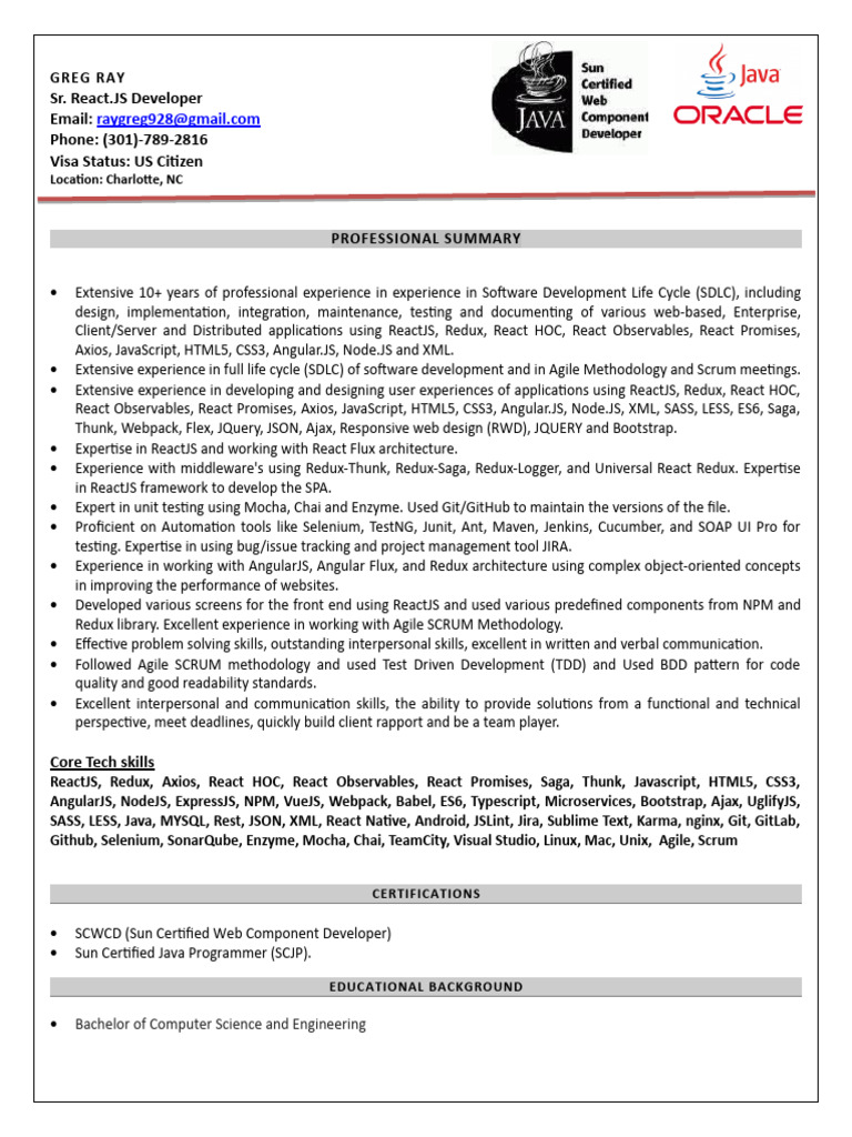 Greg Ray | PDF | Web Service | Java Script