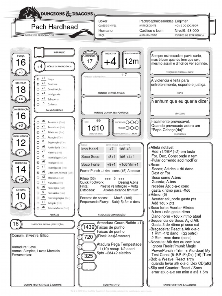 Pach Hardhead: Guia de Combate e Habilidades | PDF