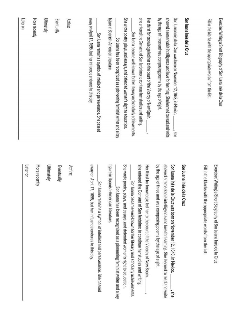 sor Juana biography | PDF