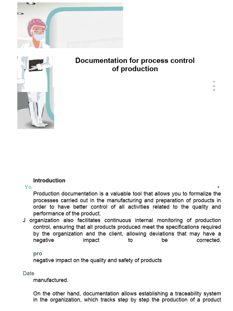 Documentation For The Control of Production Processes | PDF | Packaging And Labeling | Drinking ...