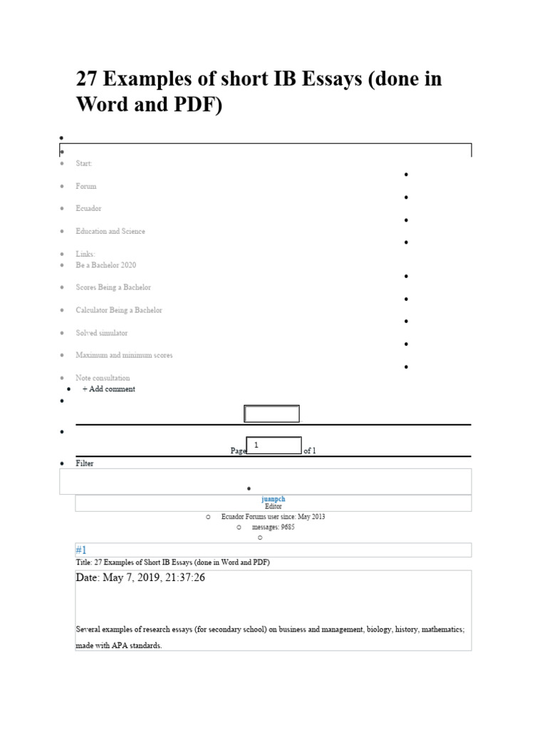 Examples of Short Monographs 18 | PDF | Essays | Science