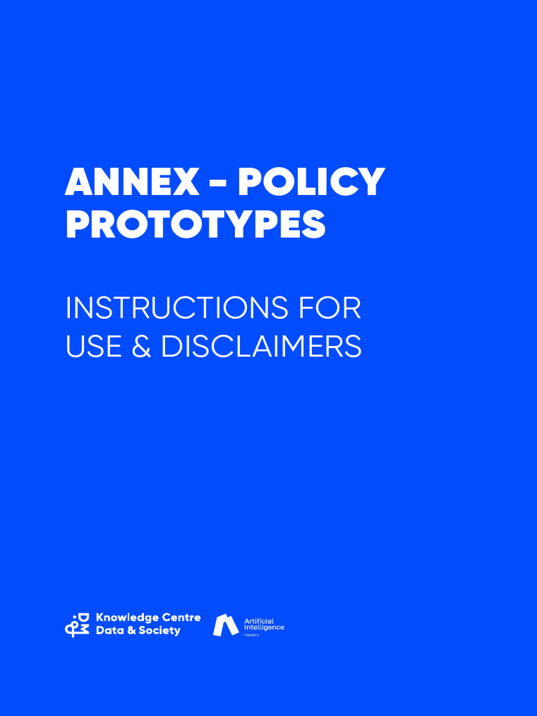 Policy Prototyping Report Annex | PDF | Sensitivity And Specificity ...