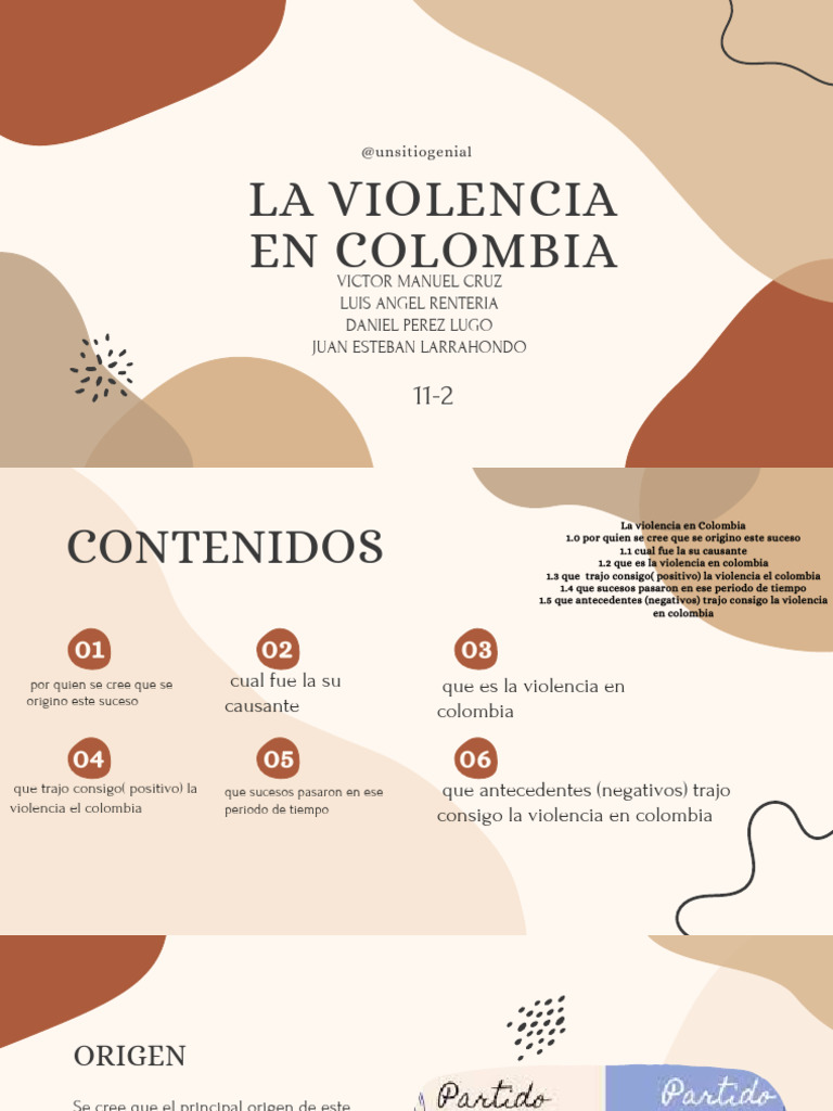 La Violencia en Colombia | PDF | Colombia | Violencia