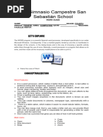 Chapter 12: Word Processing: Activity 1 | PDF | Printer (Computing) | Word Processor