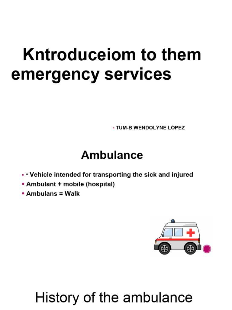 History Of Emergency Services Download Free Pdf Emergency Medical