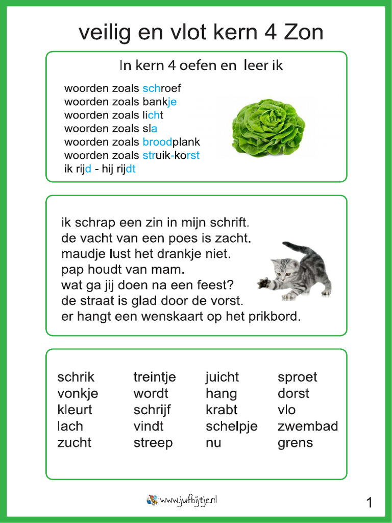 VLL Kern 4 zon 1-6 | PDF