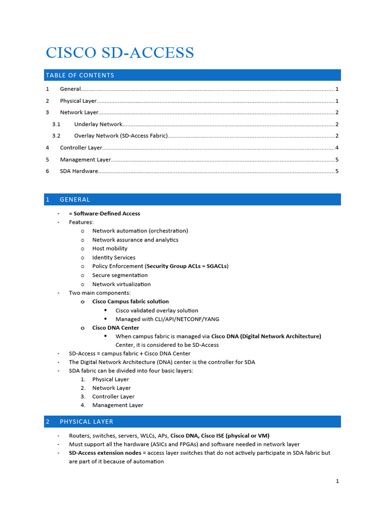 Cisco SD-Access | PDF | Computer Network | Router (Computing)