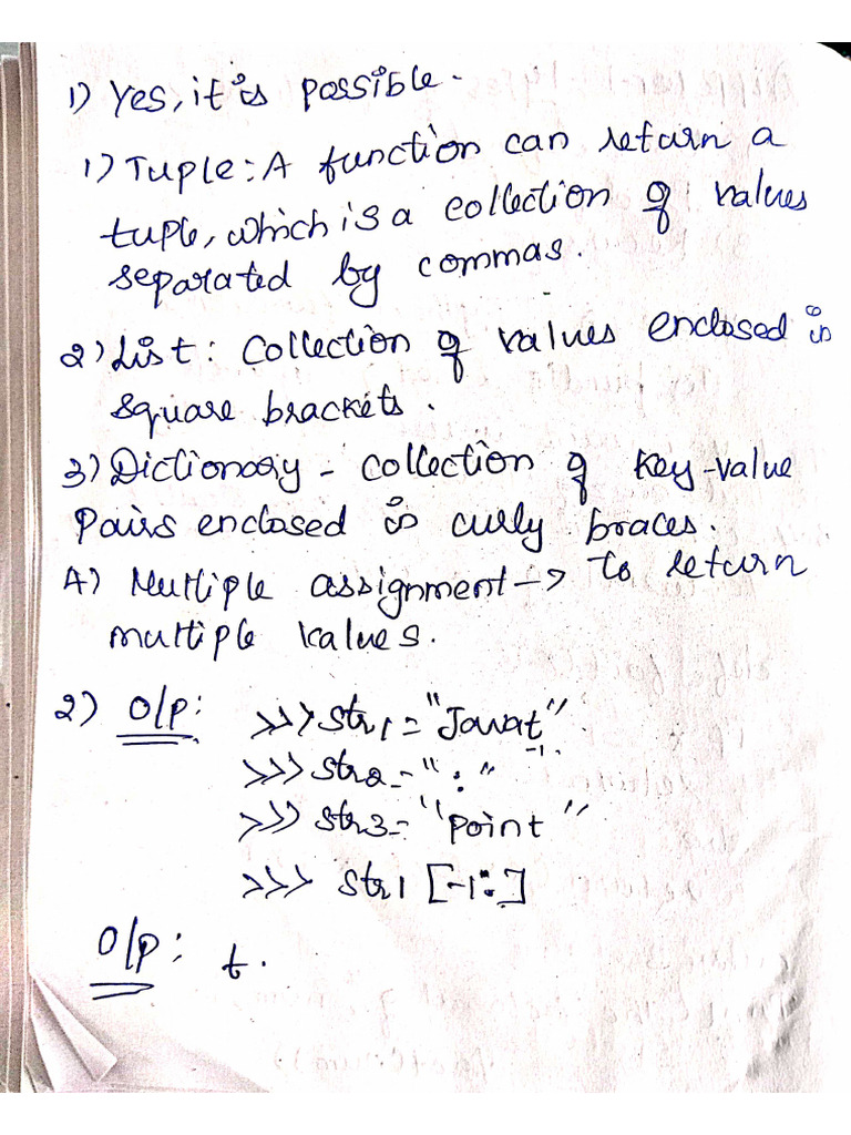 Unit 3 - 2 Marks | PDF