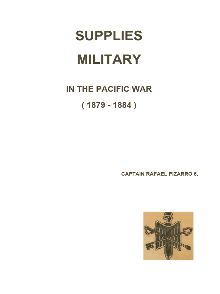 Military Supplies in The Pacific War (1879 - 1884) - (1967) | PDF ...