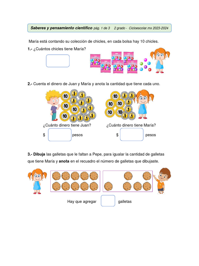 Tarea para Todos Segundo Grado 2023 2024 Prof - Paty | PDF | Autoestima ...