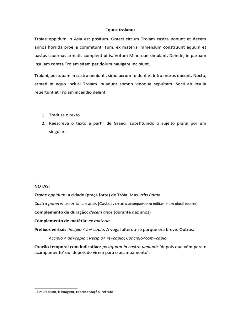 1 Equus Troianus | PDF