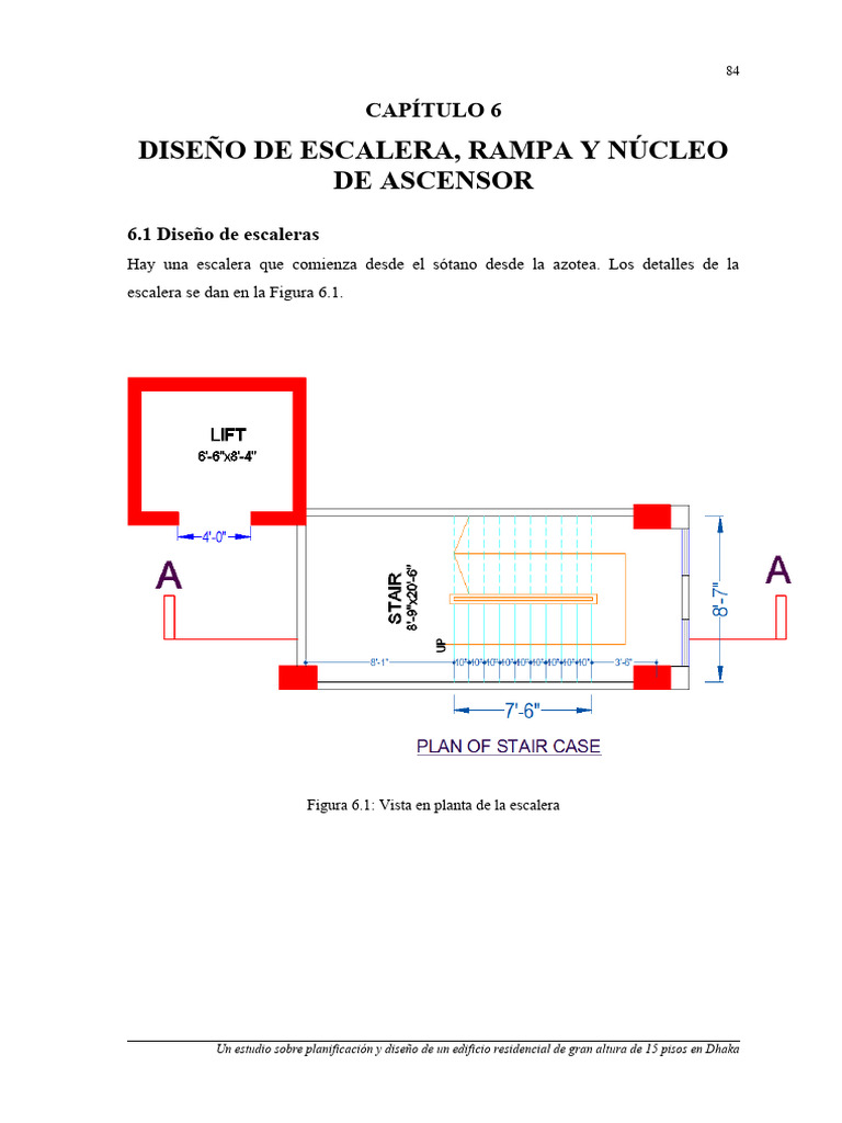CAPÍTULO VI-Diseño del Núcleo de Escaleras, Rampas y Ascensores | Descargar gratis PDF ...
