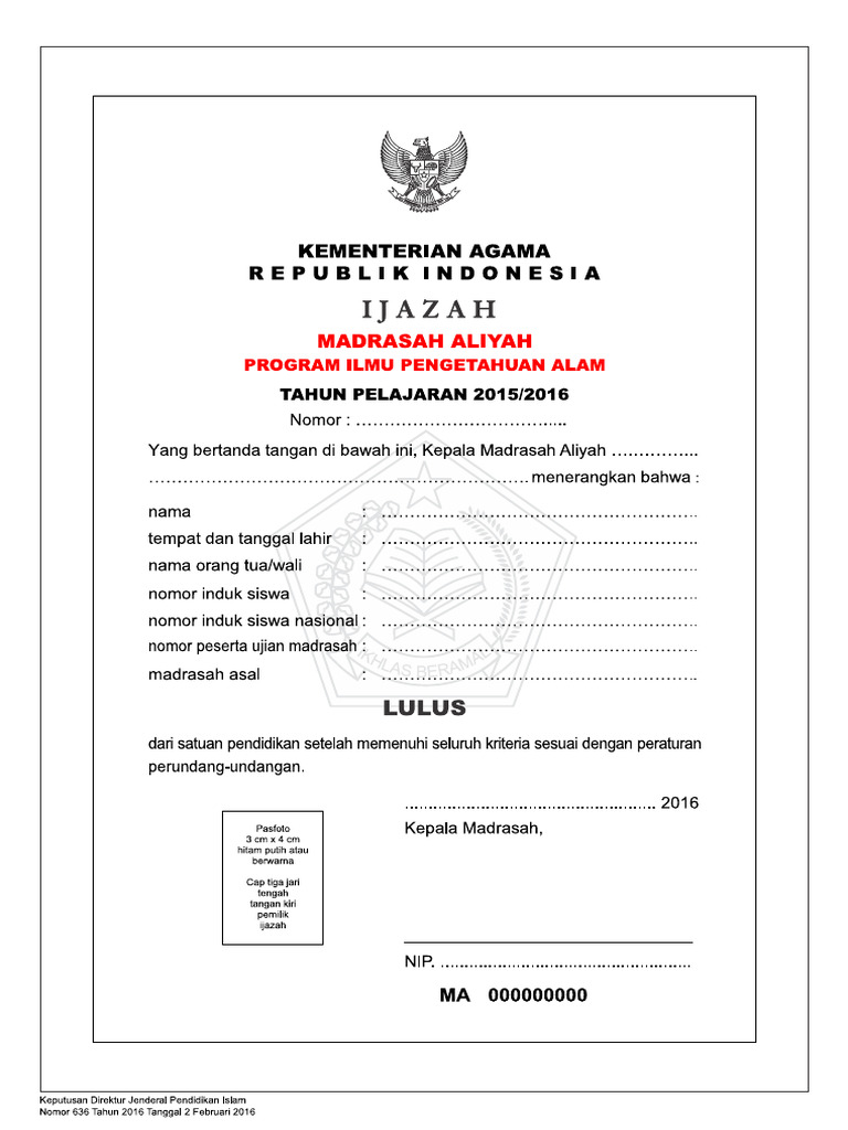 Mentahan Ijazah Ma | PDF