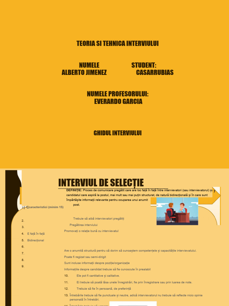 Ghid de Interviu | PDF