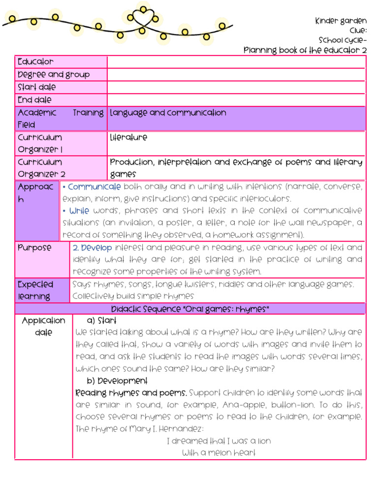 2 Language and Communication Word Game Rhymes | PDF | Rhyme | Communication