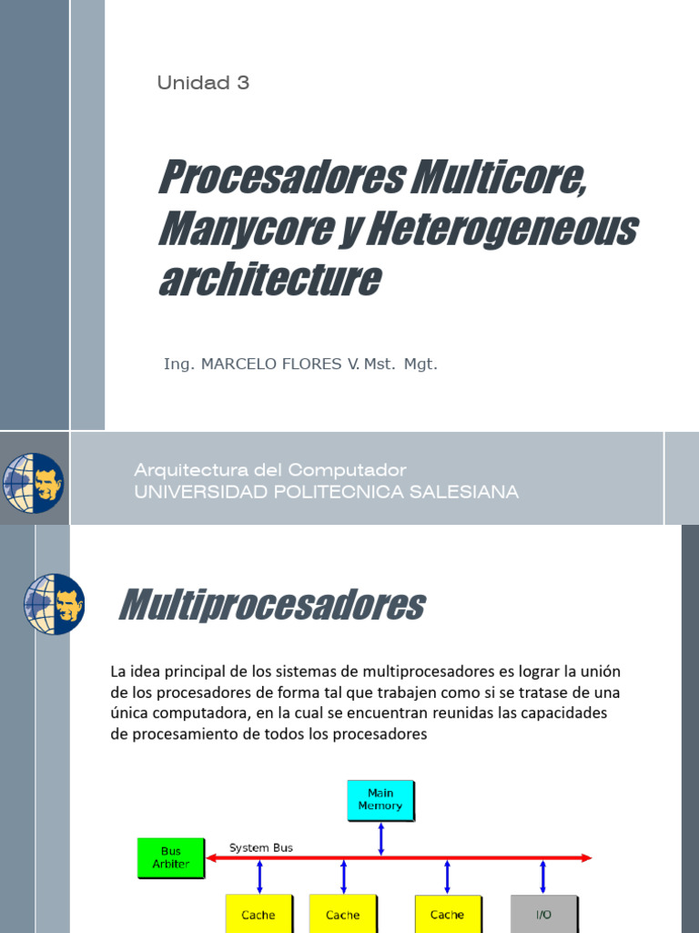 3.6 Procesadores Multicore, Manycore y Heterogeneous Architecture | PDF | Microprocesador ...