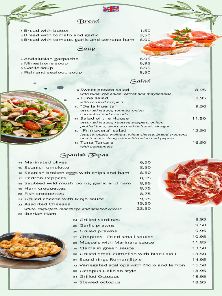 production_Menu_el-olivo-en | PDF