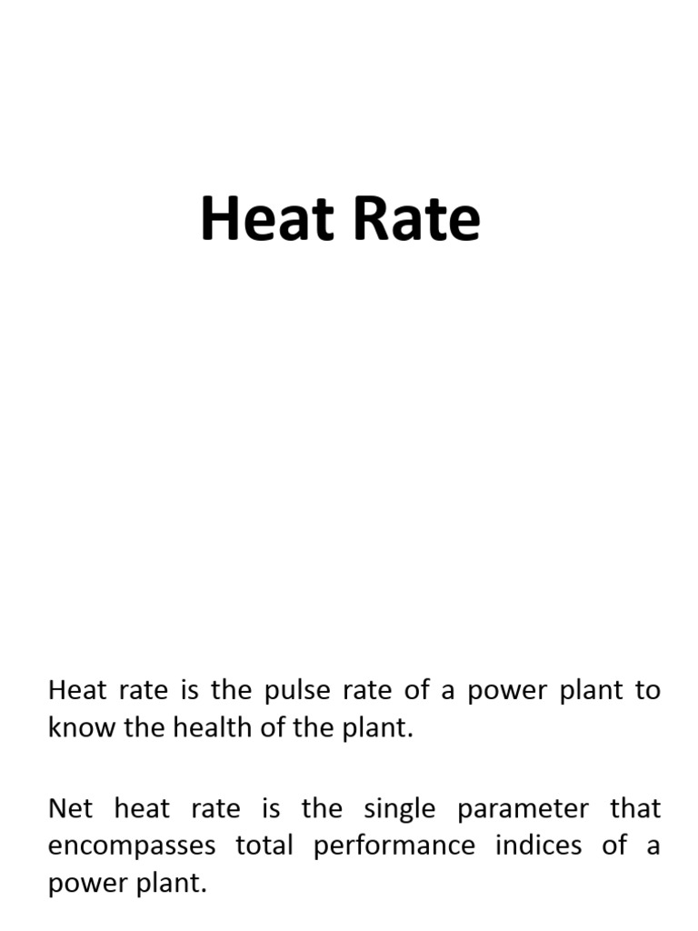 Heat Rate | PDF | Boiler | Coal