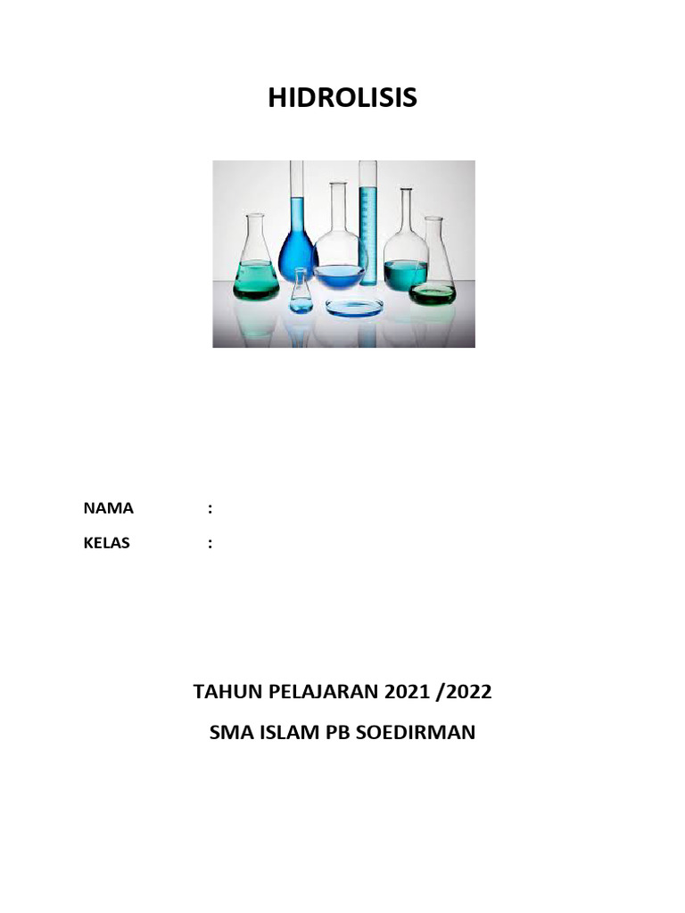 Modul Hidrolisis | PDF