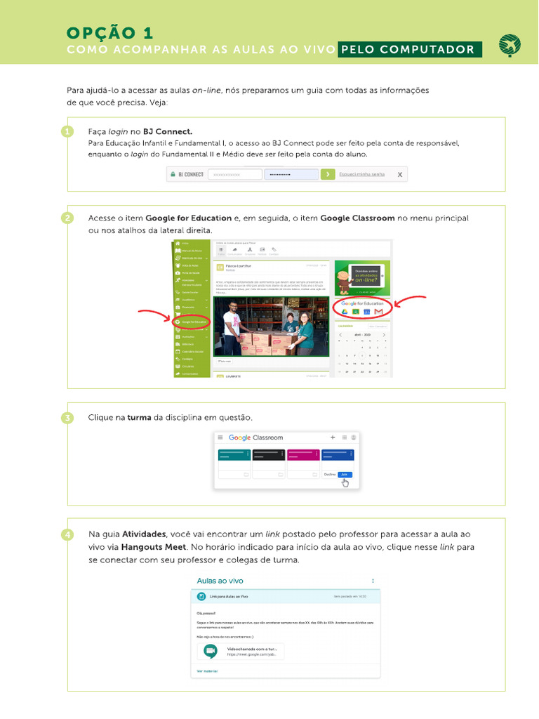 Tutorial de Acesso Ao Meet | PDF