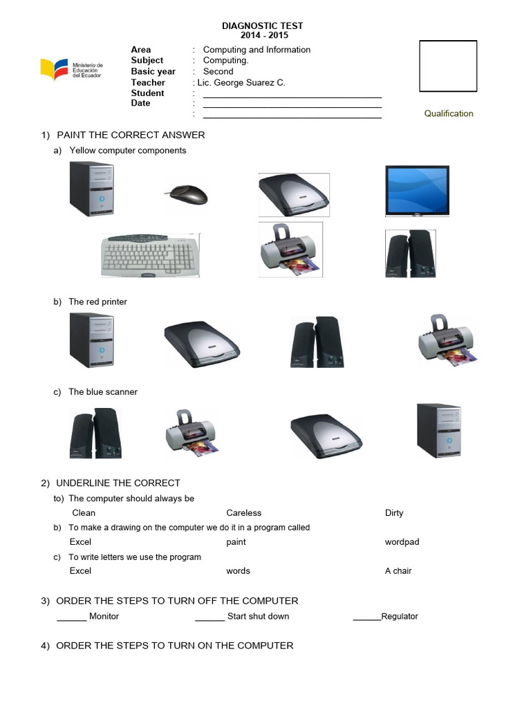 Computer Diagnostic Test | Download Free PDF | Computer Hardware ...