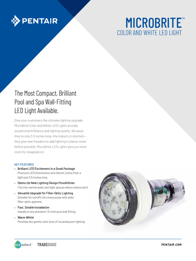 Ficha Tecnica Microbrite | PDF | Lighting | Light Emitting Diode