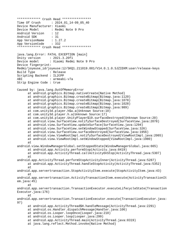 Mod Menu Crash 2024 01 14 09 05 40 Pdf Java Programming Language Android Operating System 4016