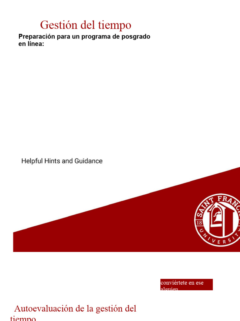 Presentación de PowerPoint Sobre Gestión Del Tiempo | PDF | Gestión del ...