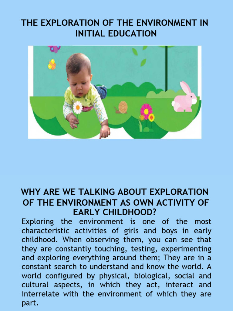 Exploration of The Environment | PDF | Experiment | Perception