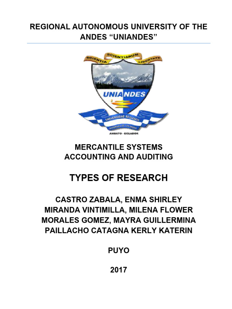 Types of Research Finished Monograph | PDF | Hypothesis | Statistics Types of Research Finished Monograph | PDF | Hypothesis | Statistics