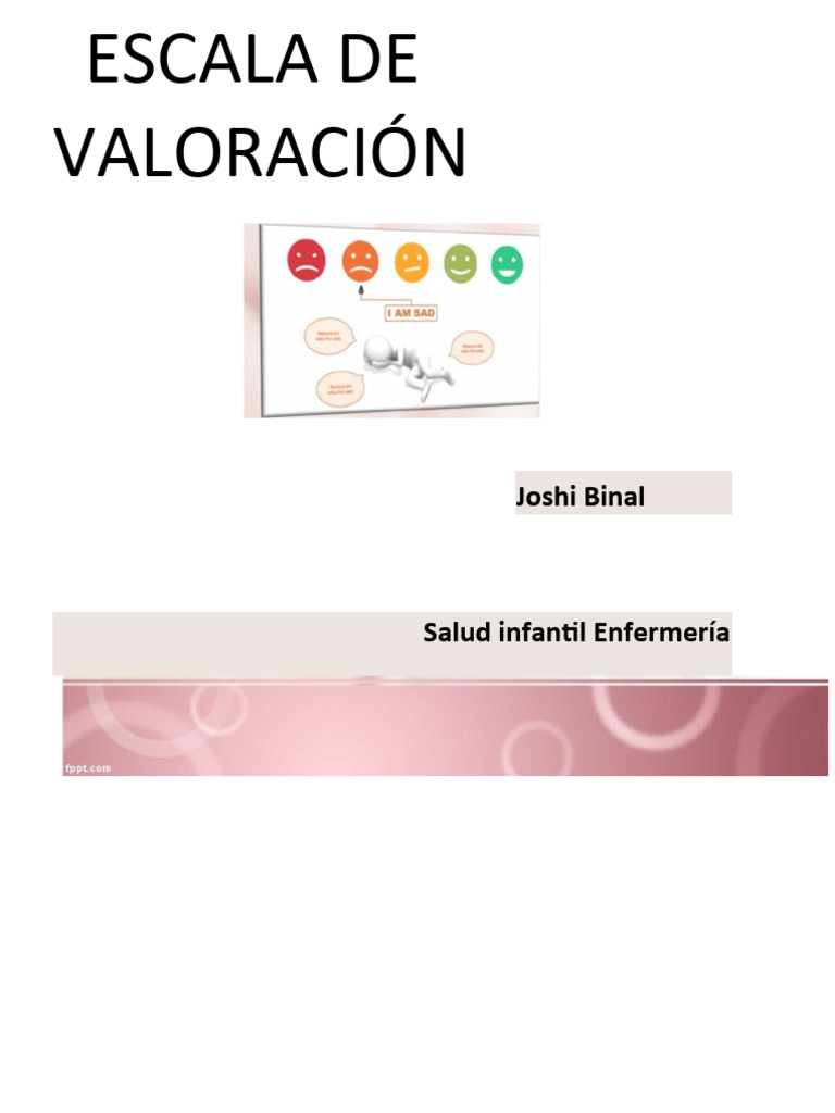 Escala de calificación: Enfermería de salud infantil de Binal Joshi ...