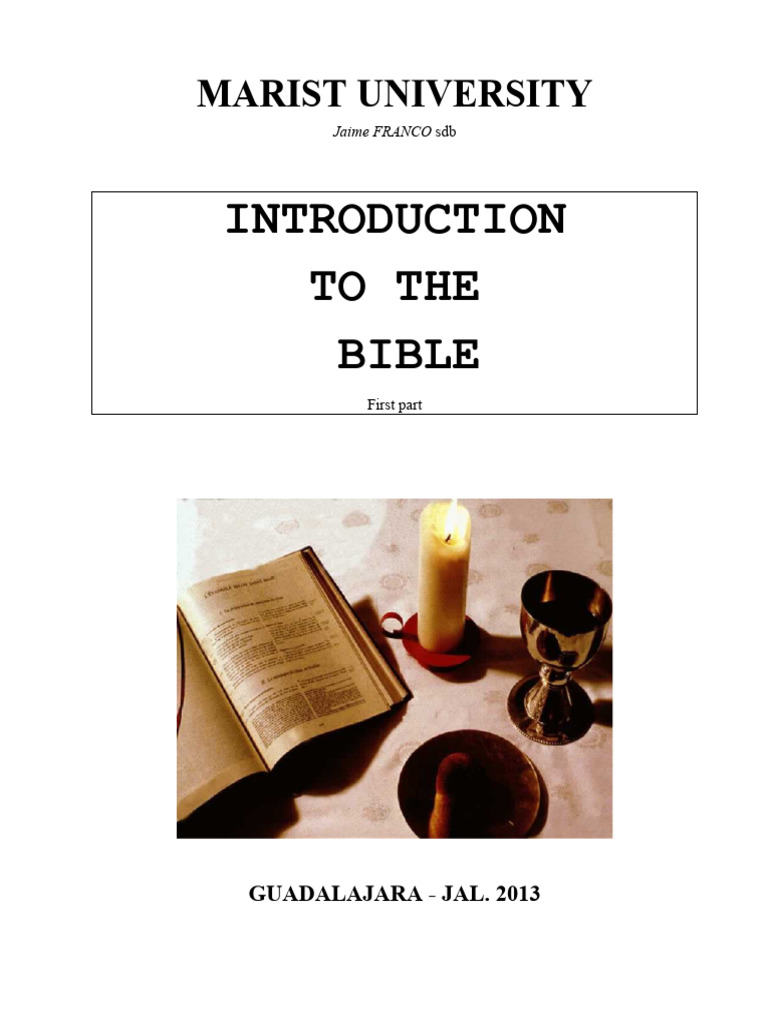 Introduction to the Bible Course Notes | PDF | Revelation | Biblical ...