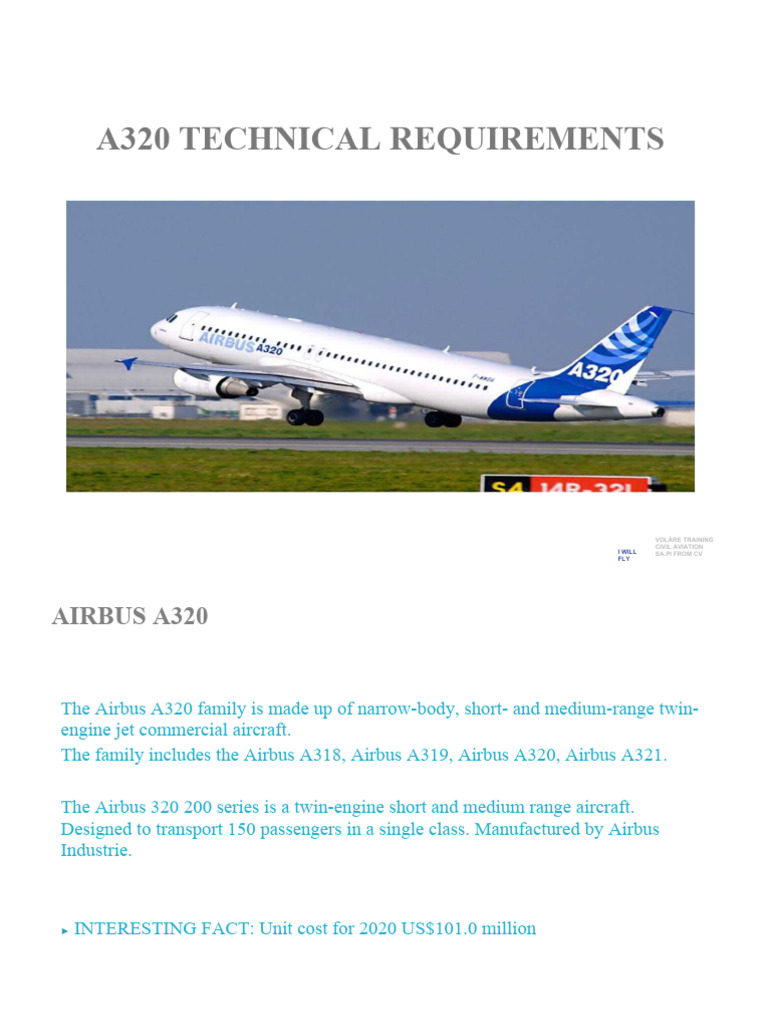 A320 Technical Requirements Corrected | PDF | Aircraft | Aviation