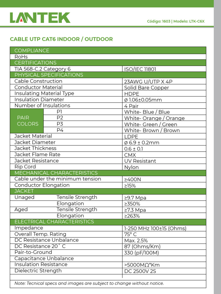 1603, LTK-C6X | PDF | Electrical Components | Electronics
