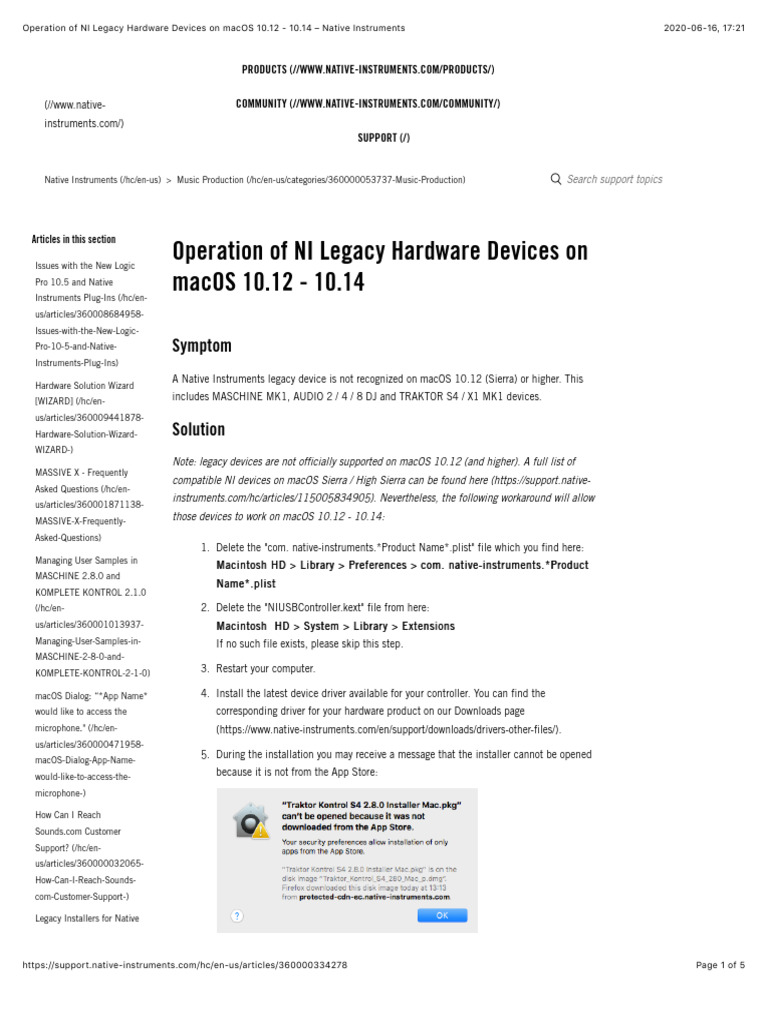 NI Compatibility Chart 2 | PDF | Installation (Computer Programs) | Berkeley Software Distribution