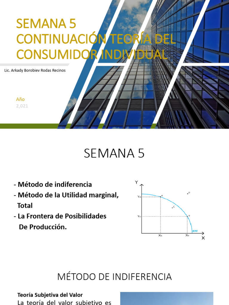 Teoria Del Consumidor Individual #2 | PDF | Utilidad | Utilidad marginal