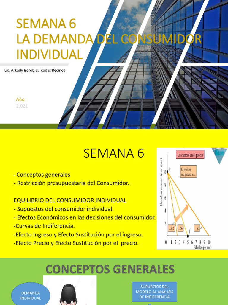 La Demanda Del Consumidor Individual | PDF | Microeconomía | Ciencias ...