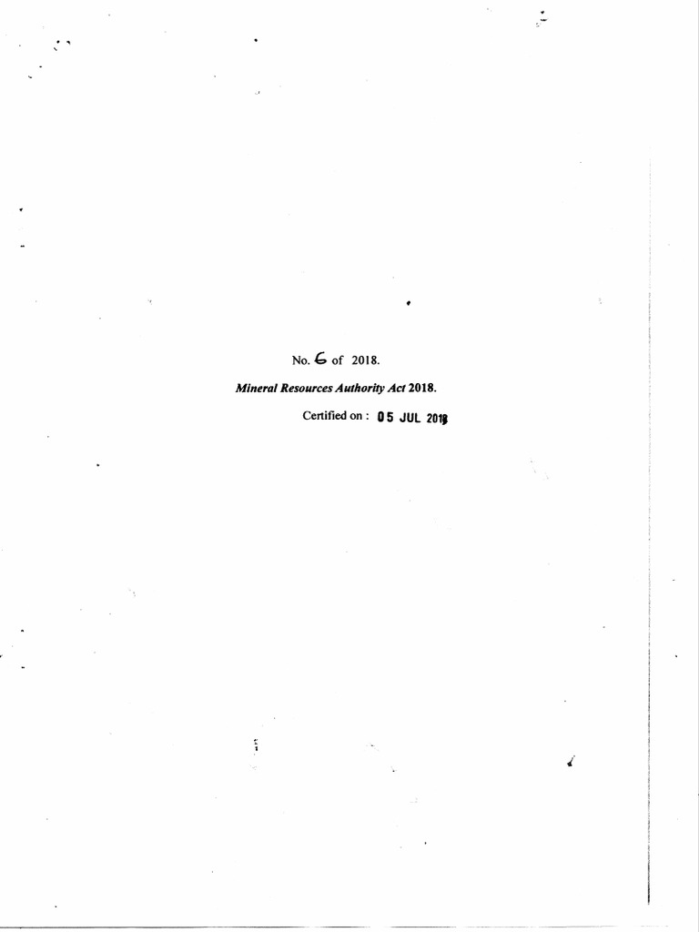 Mra Act 18a 06 | PDF