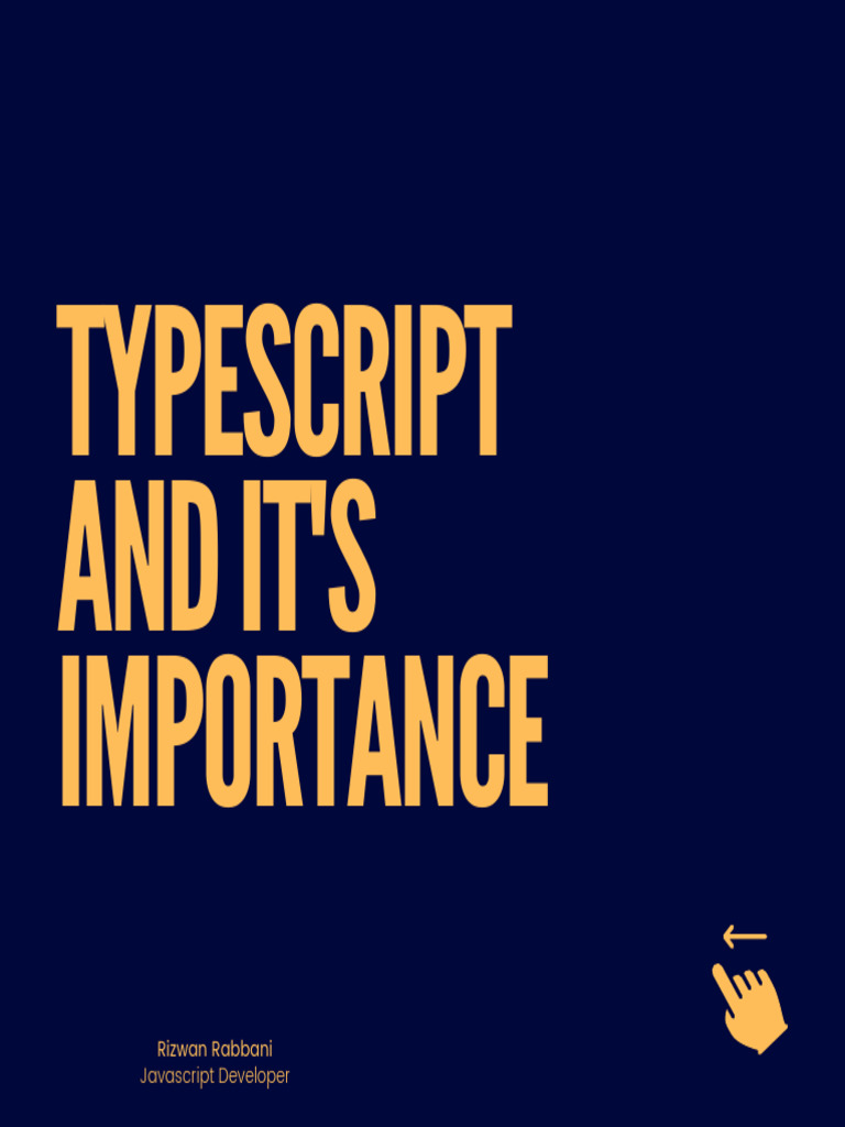Typescript and It S Importance 1658482886 | PDF | Business | Computers