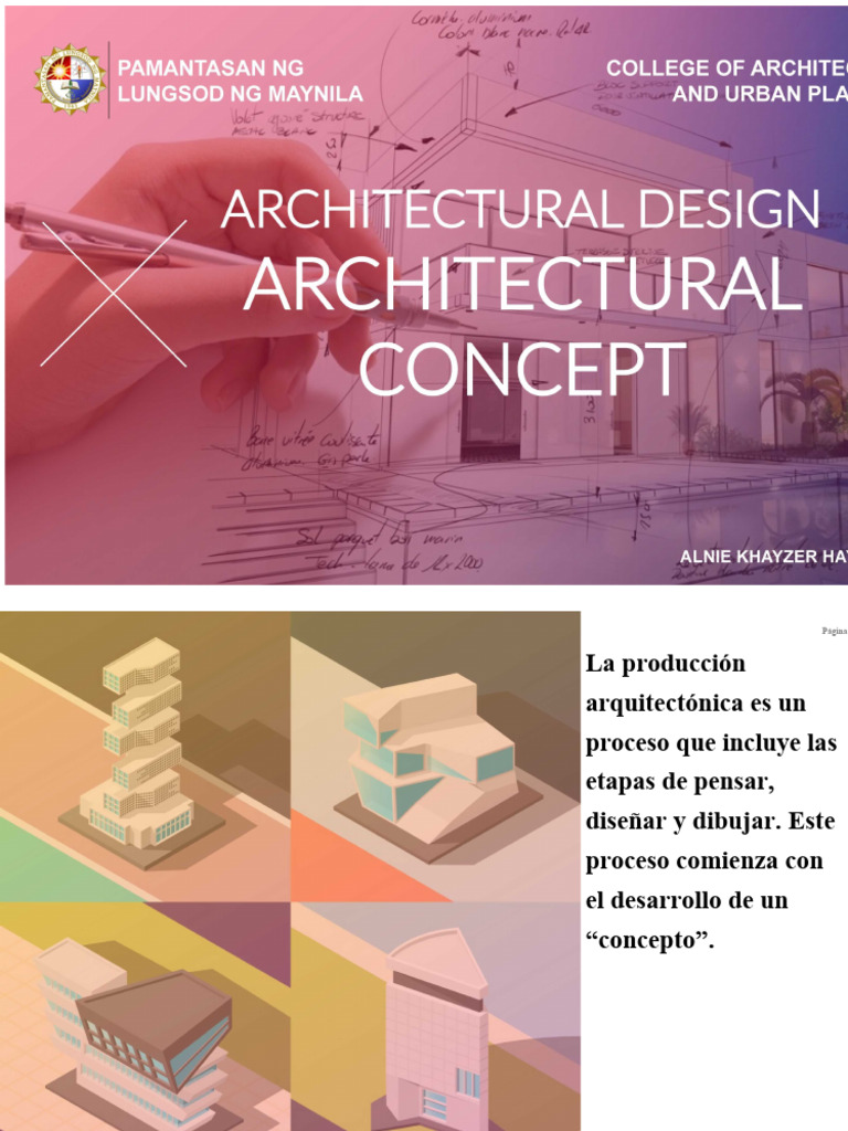 Diseño Arquitectónico 1 - Conferencia 12 - Concepto Arquitectónico | PDF | Diseño | Analogía