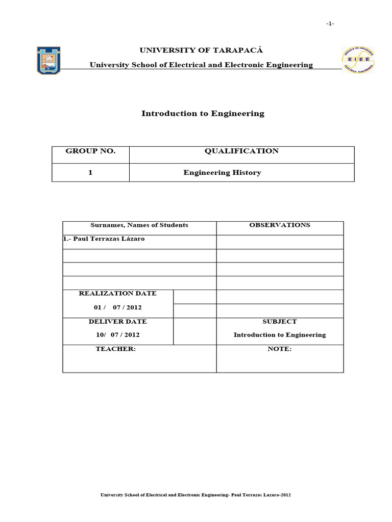 History of Engineering | PDF | Newton's Laws Of Motion | Engineering