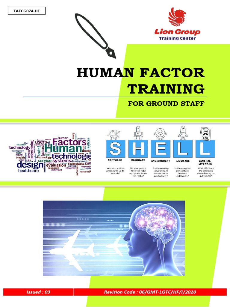 Human Factor Training: For Ground Staff | PDF | Karier & Perkembangan ...