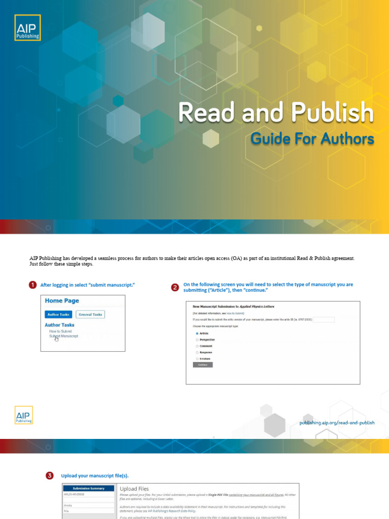 AIPP - RP Guide For Authors | PDF | Career & Growth