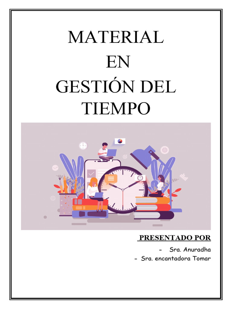 Gestión del Tiempo en Enfermería | PDF | Gestión del tiempo ...