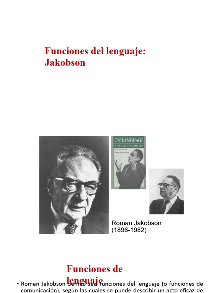Funciones Del Lenguaje Jakobson | PDF | Comunicación | Lingüística