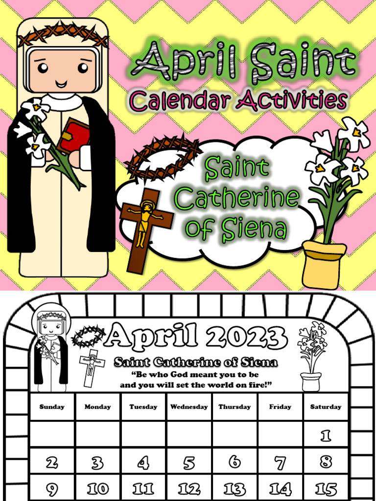 April Activities for St. Catherine of Siena | PDF | Saint | Catholic Church
