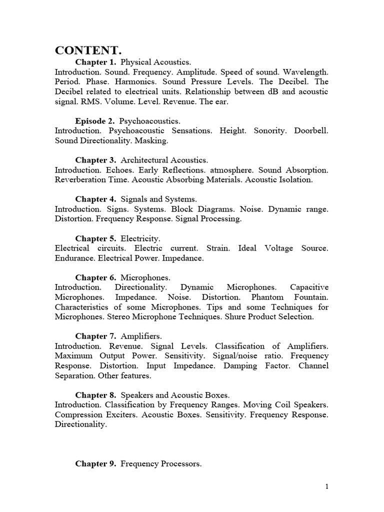 Sound Manual | PDF | Decibel | Sound
