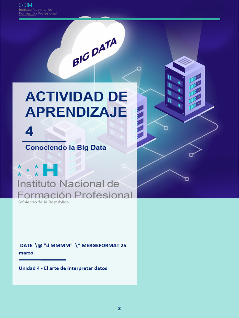 Actividad 4 Big Data | PDF | Procesamiento de datos | Big Data