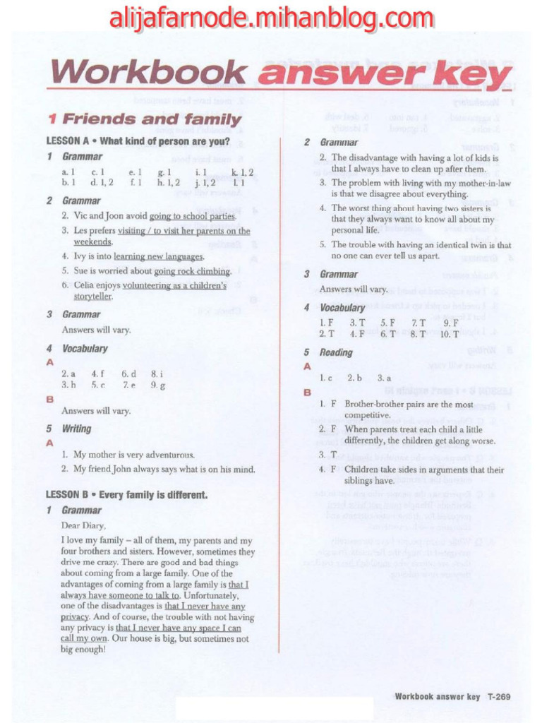 Passages 1 Workbook Answer Key | PDF Passages 1 Workbook Answer Key | PDF