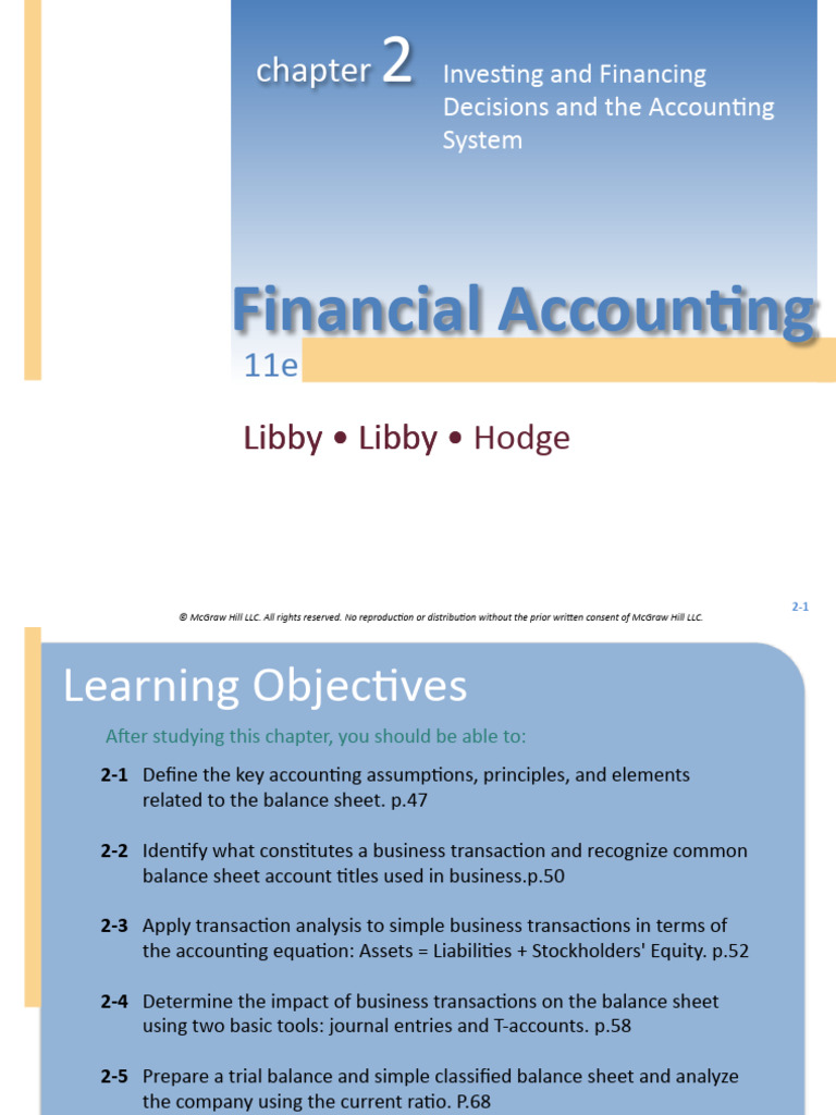 Chapter 2 - PPT Chale - Libby | Download Free PDF | Debits And Credits ...